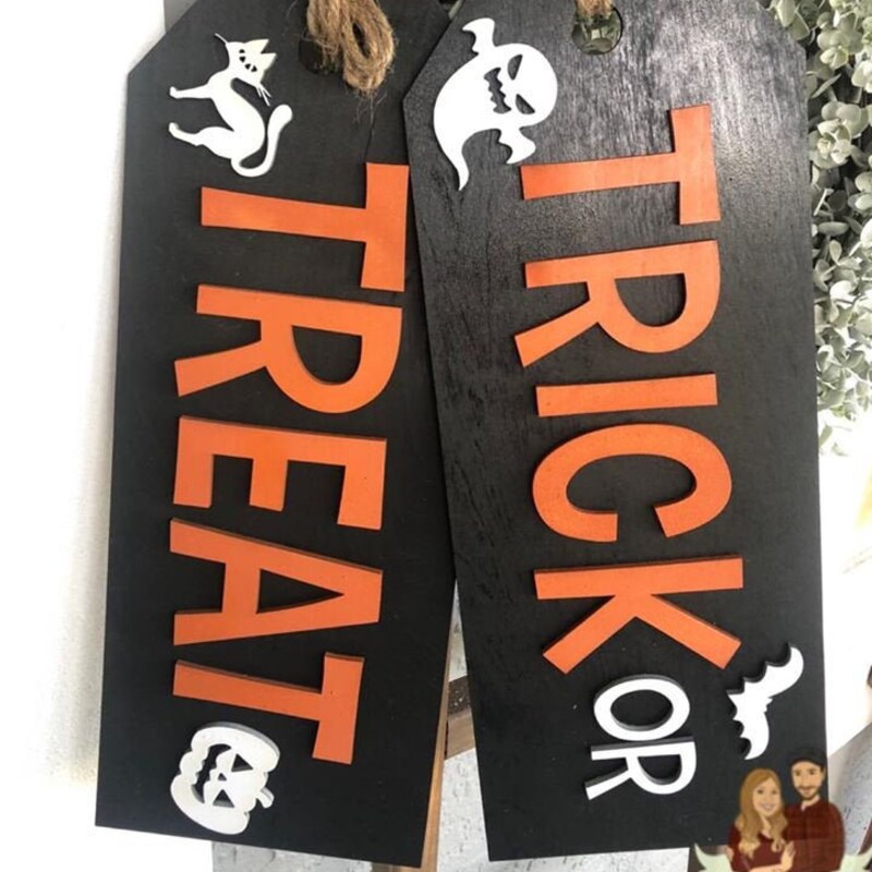 Halloween Door Sign - Etsy