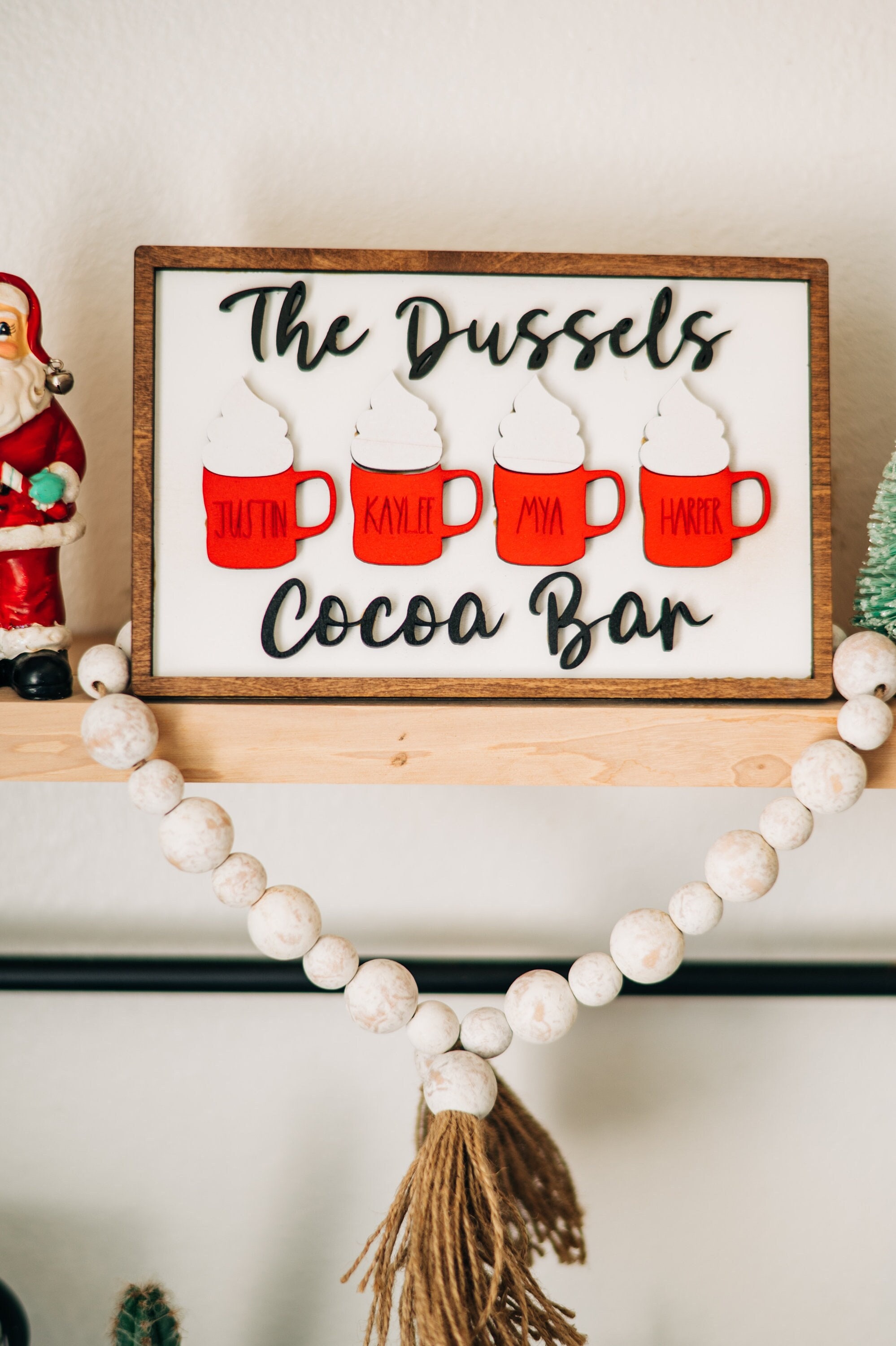 Personalized Cocoa Bar Sign Cocoa Bar Family Decor Cocoa - Etsy