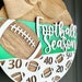 Football Season Door Hanger Customize With Your Team Colors Football ...