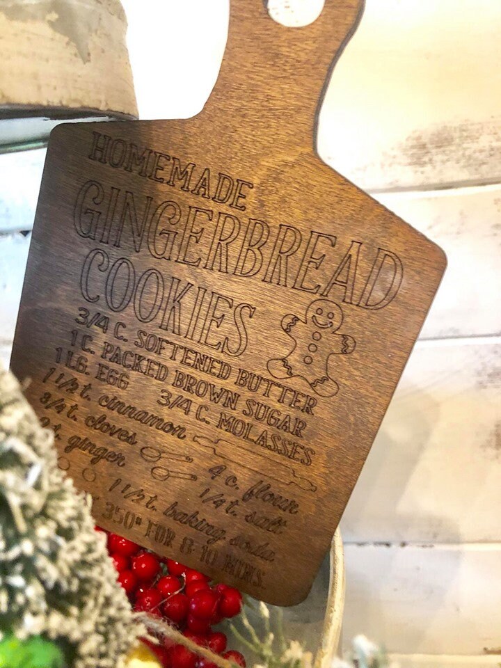 Gingerbread Tiered Tray Decor Christmas Gingerbread Tiered | Etsy