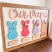 Our Bunnys Personalized Bunny Family Decor Bunny Farmhouse Sign Bunny ...