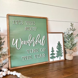 It's the Most Wonderful Time of the Year - Christmas Sign Bundle ...