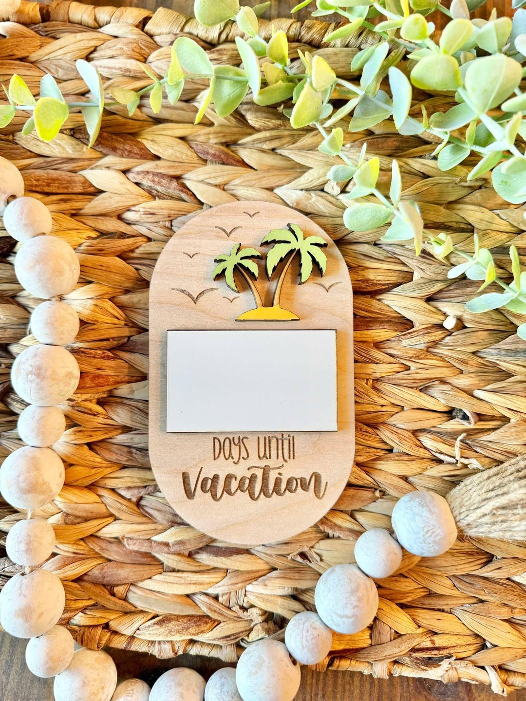Vacation Countdown Magnet | Dry Erase Countdown | Days Until Vacation ...