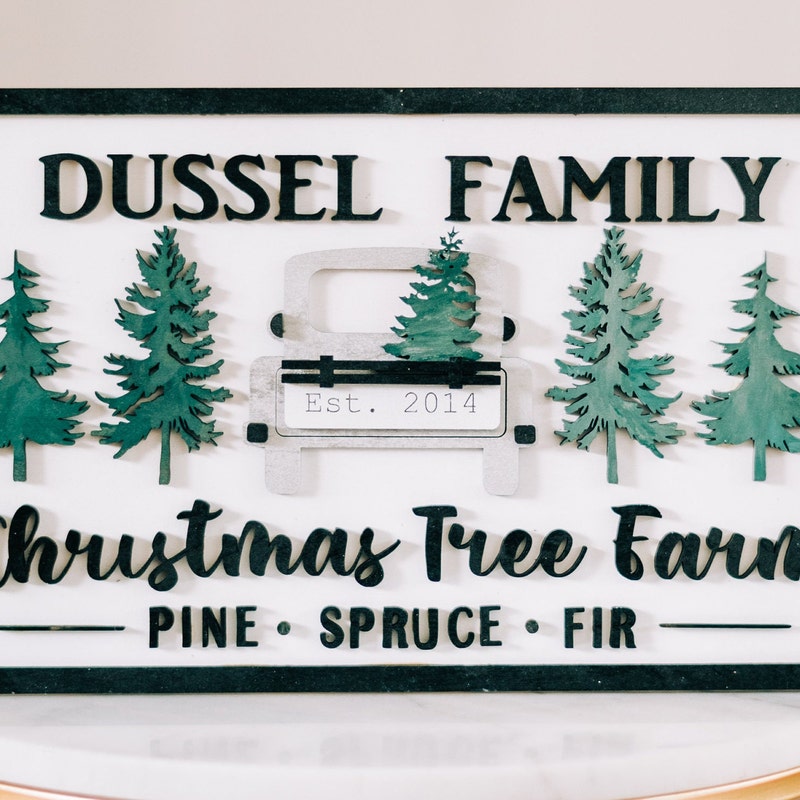 Tree Farm Sign - Etsy