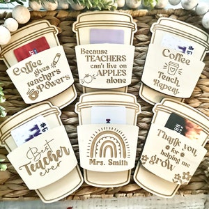 Teacher Gifts - Teacher Gift Card Holder - Teacher Appreciation - End ...