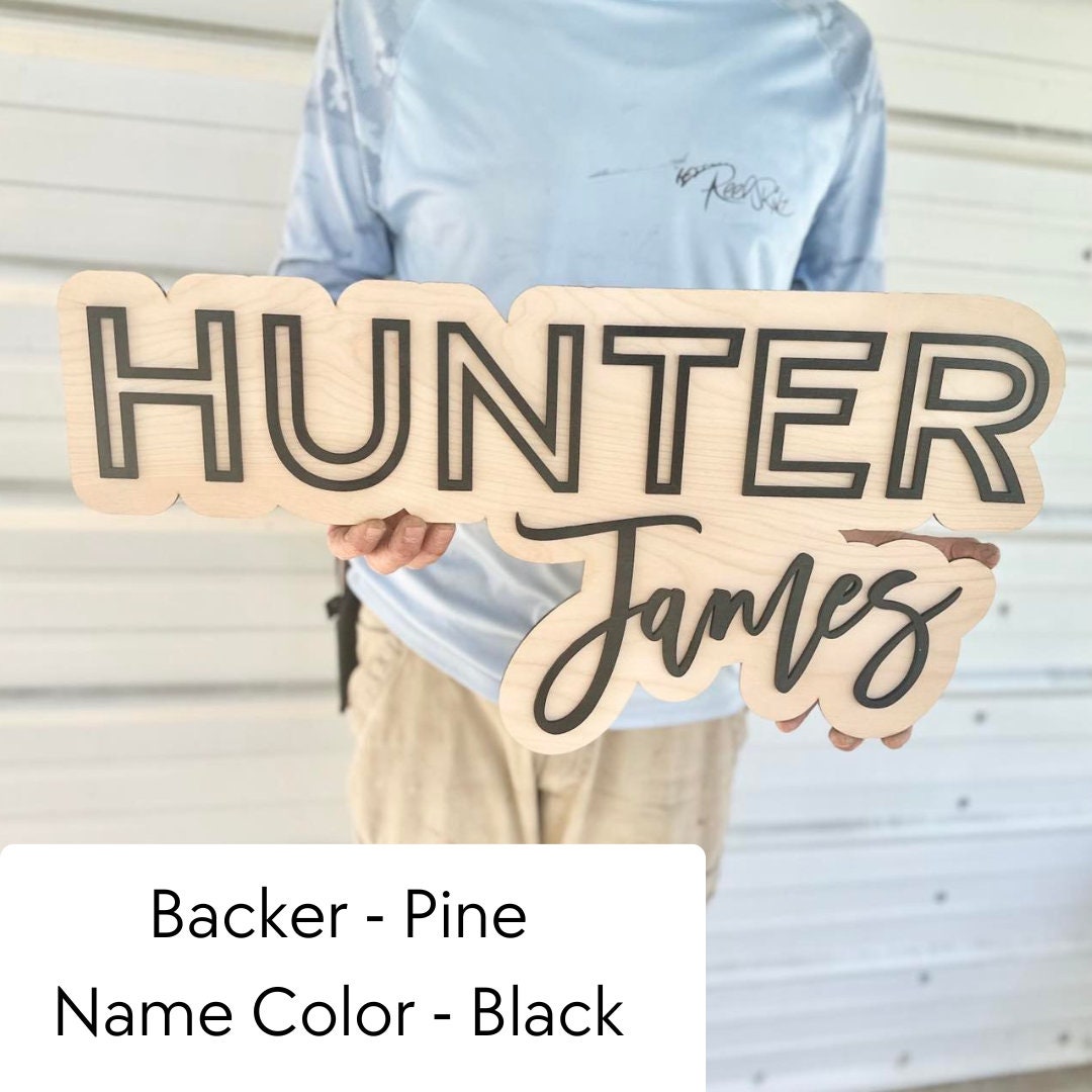 Nursery Name Sign Name Signs for Kids Large Name Sign for - Etsy