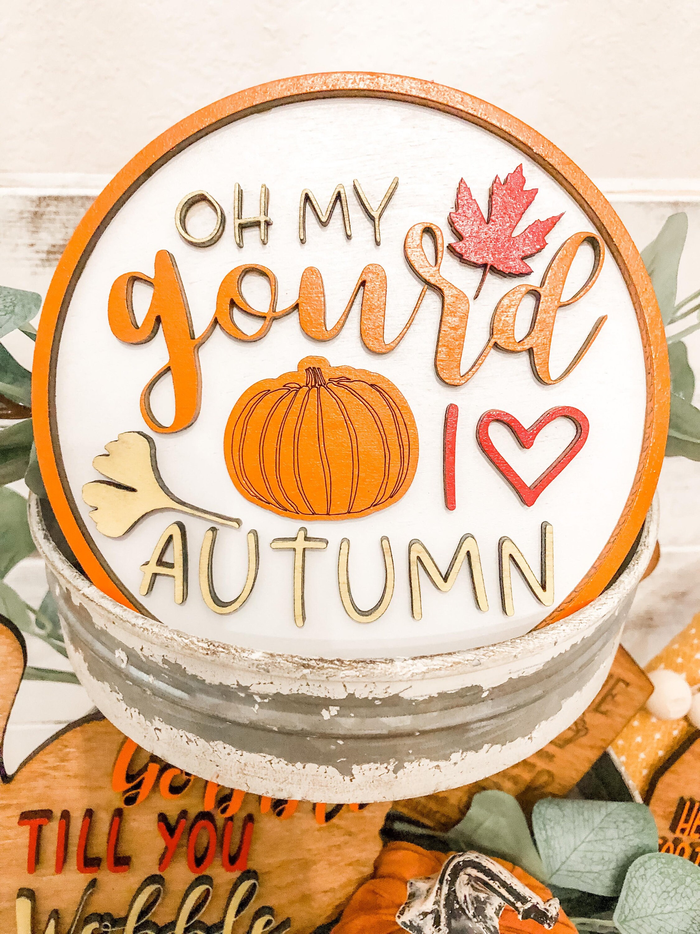 Thanksgiving Tiered Tray Set - Funny Thanksgiving Decor - Thankgiving ...