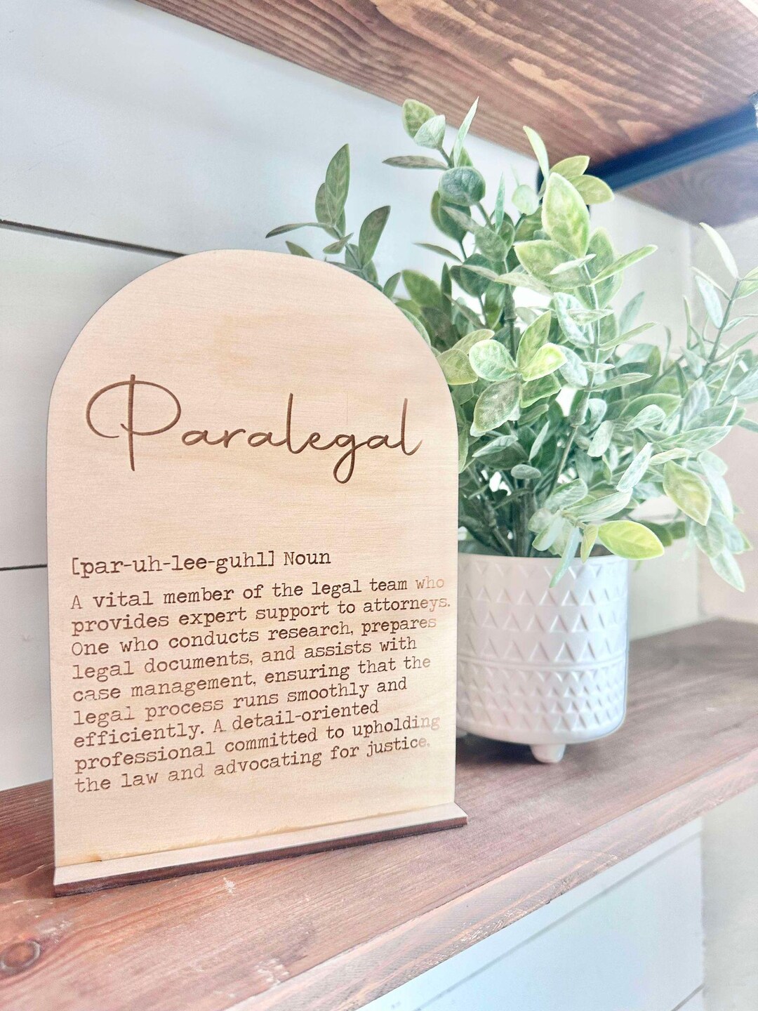 Paralegal Definition Sign, National Paralegal Day Gift, Paralegal Gift ...