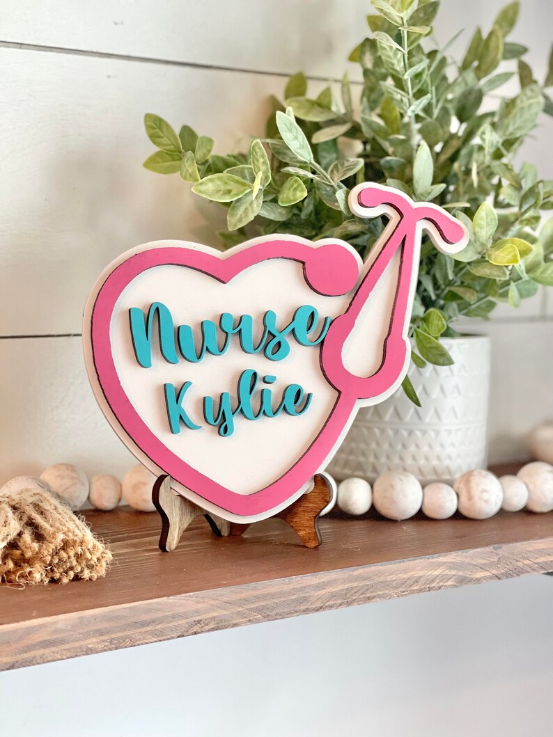 Nurse Name Plate - Gifts for Nurses - Gifts for Rn's - Nurse Decor ...