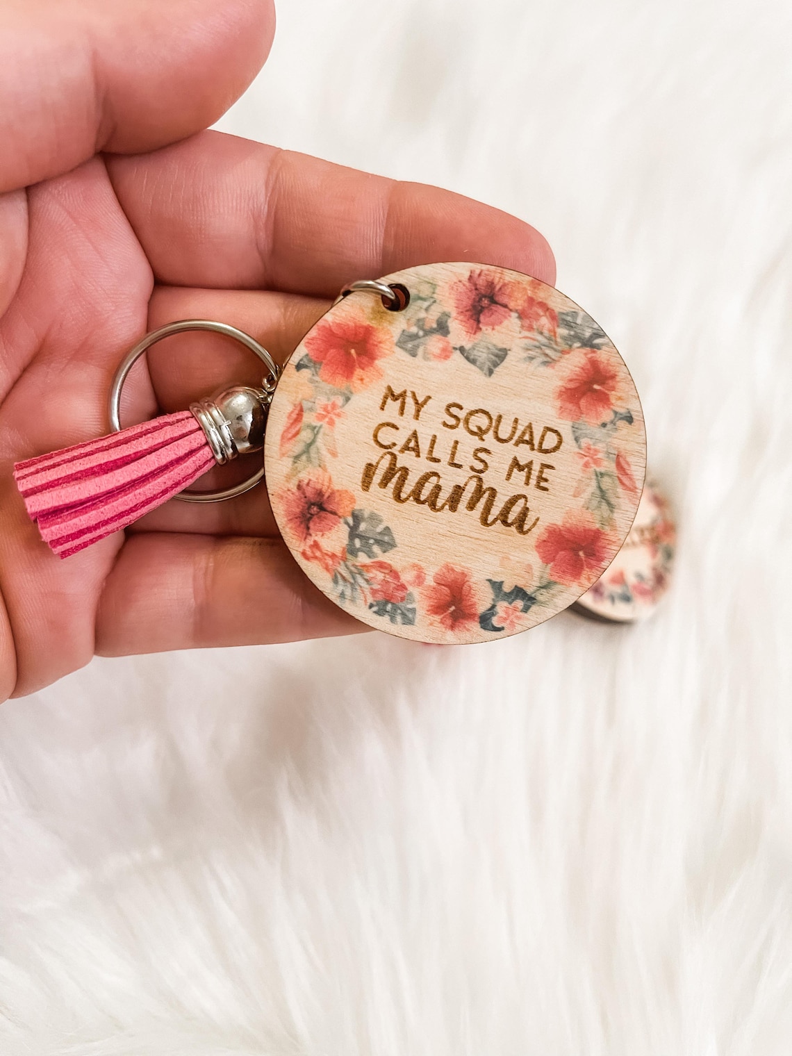 Funny Mama Keychains Floral Mama Keychains Gifts for Mom - Etsy