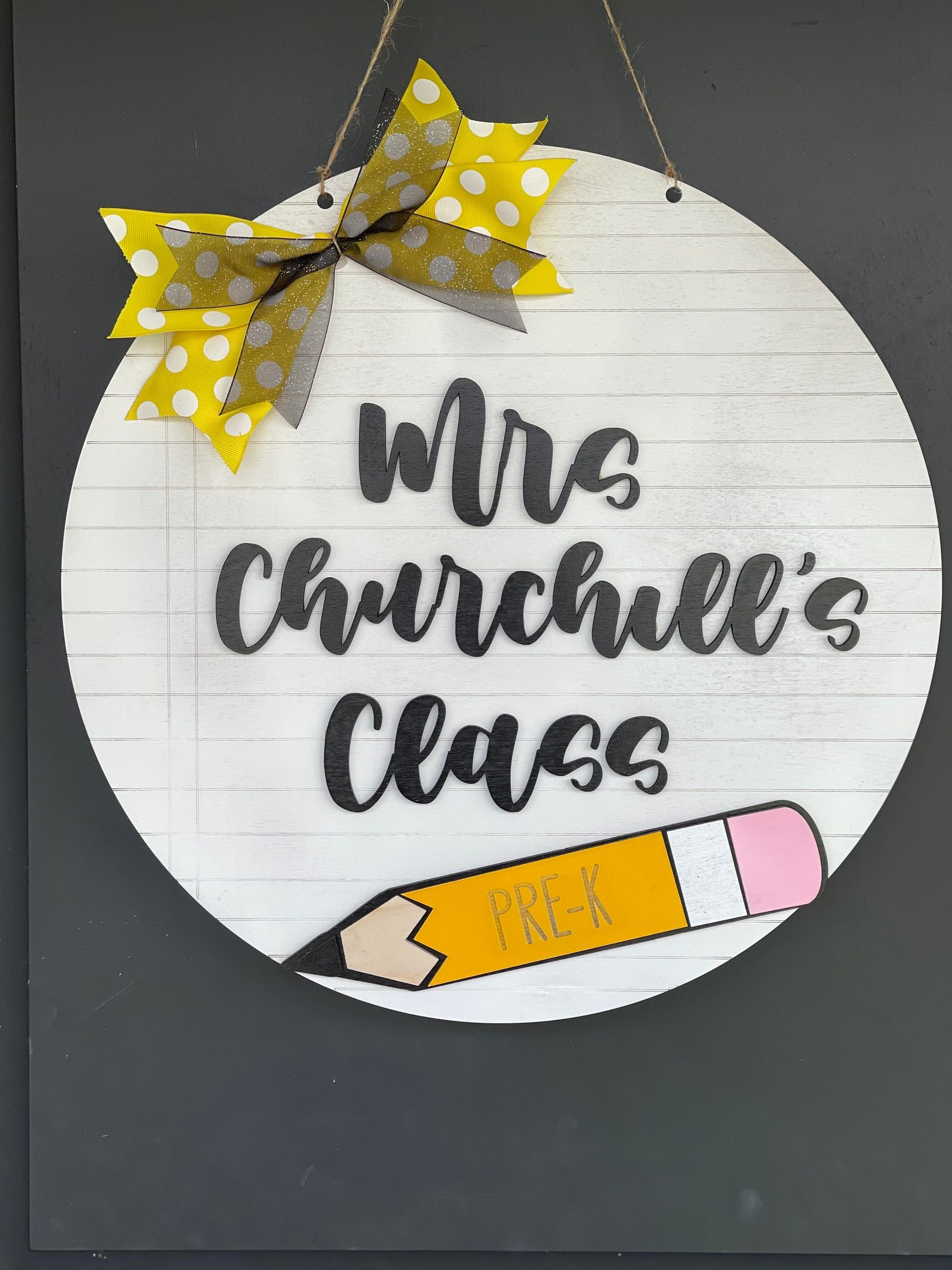Classroom Door Hanger Personalized Teacher Door Hanger - Etsy