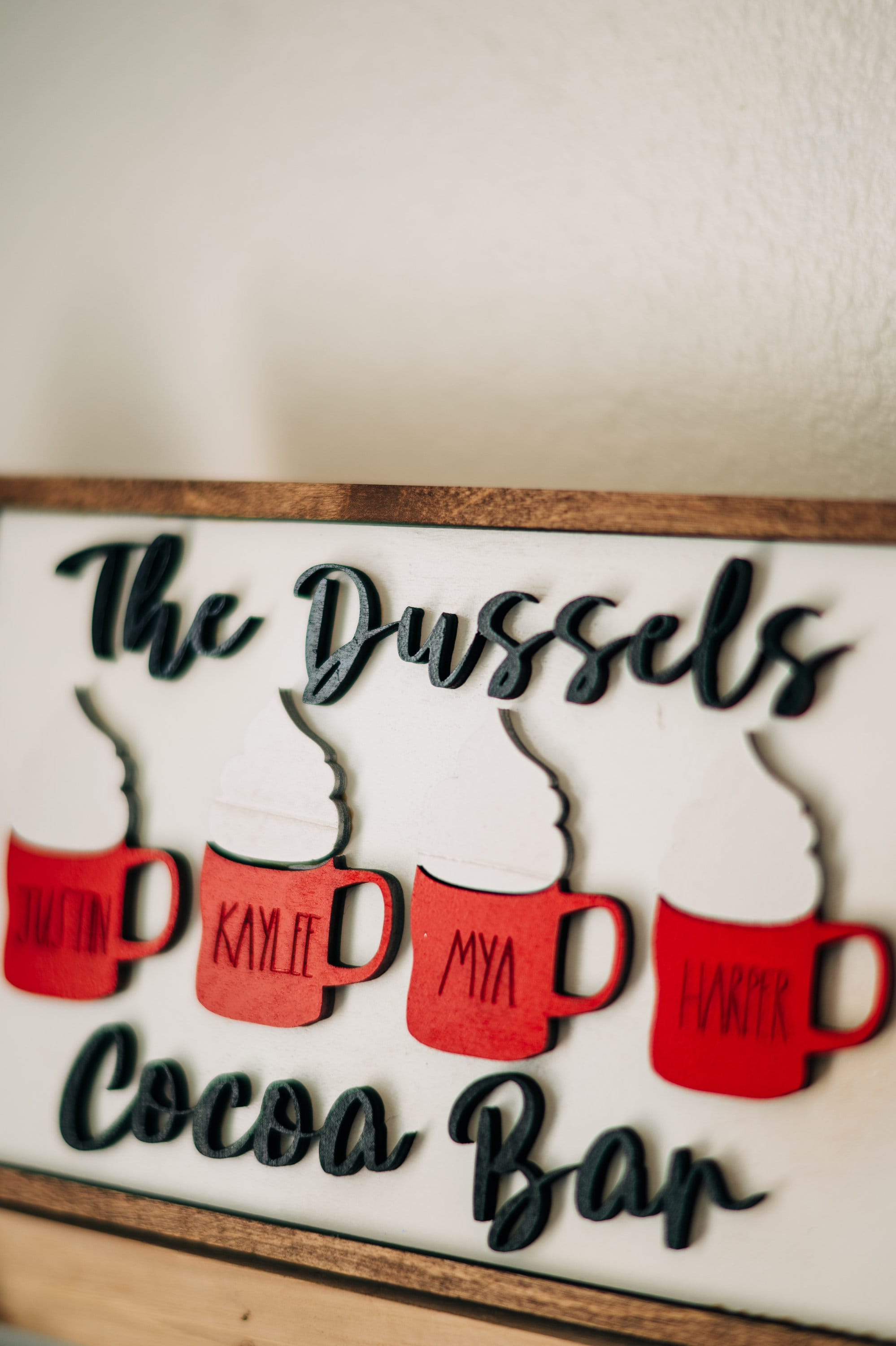 Personalized Cocoa Bar Sign Cocoa Bar Family Decor Cocoa - Etsy