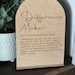 Difference Maker - Boho Wood Sign - a Thoughtful Gift for a Leader ...