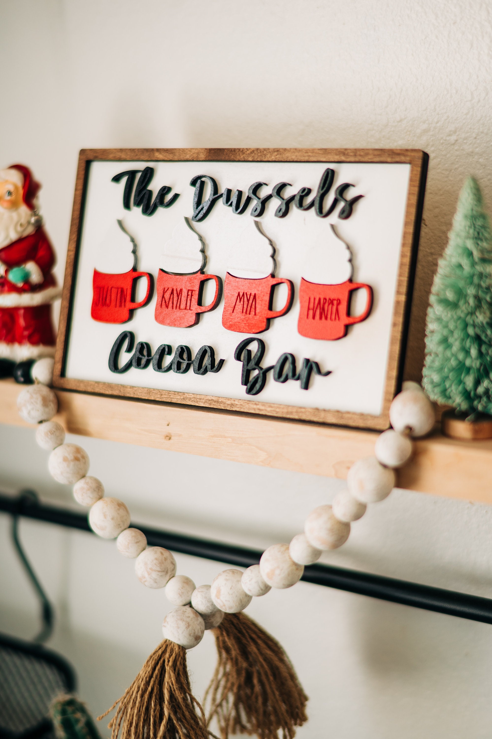 Personalized Cocoa Bar Sign Cocoa Bar Family Decor Cocoa - Etsy