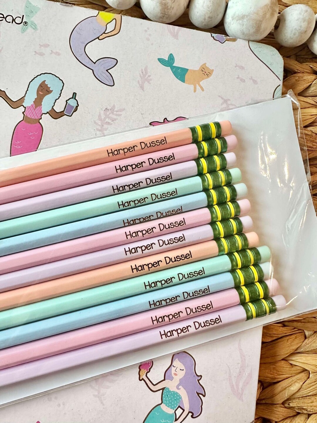 Personalized Engraved Pencils, Back to School Pencil Set, Personalized ...