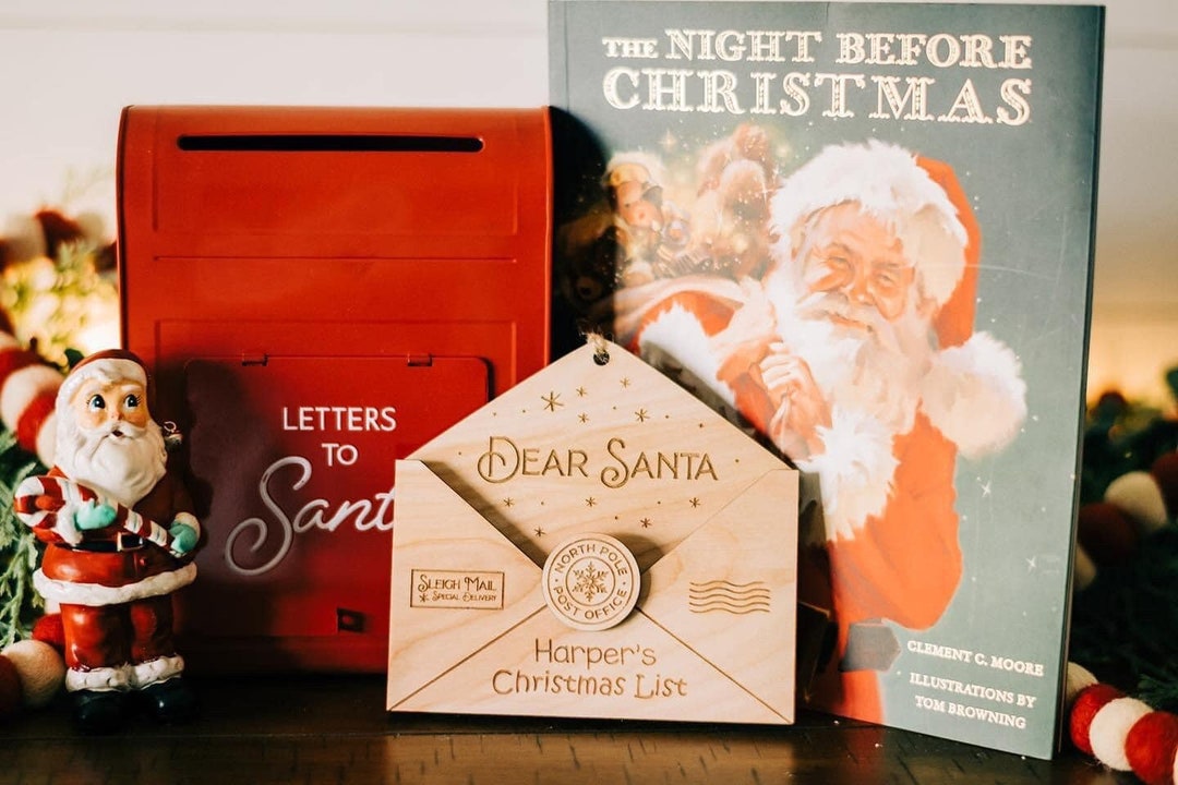 Dear Santa, Letter Ornament - Letters to Santa Ornament - Christmas ...