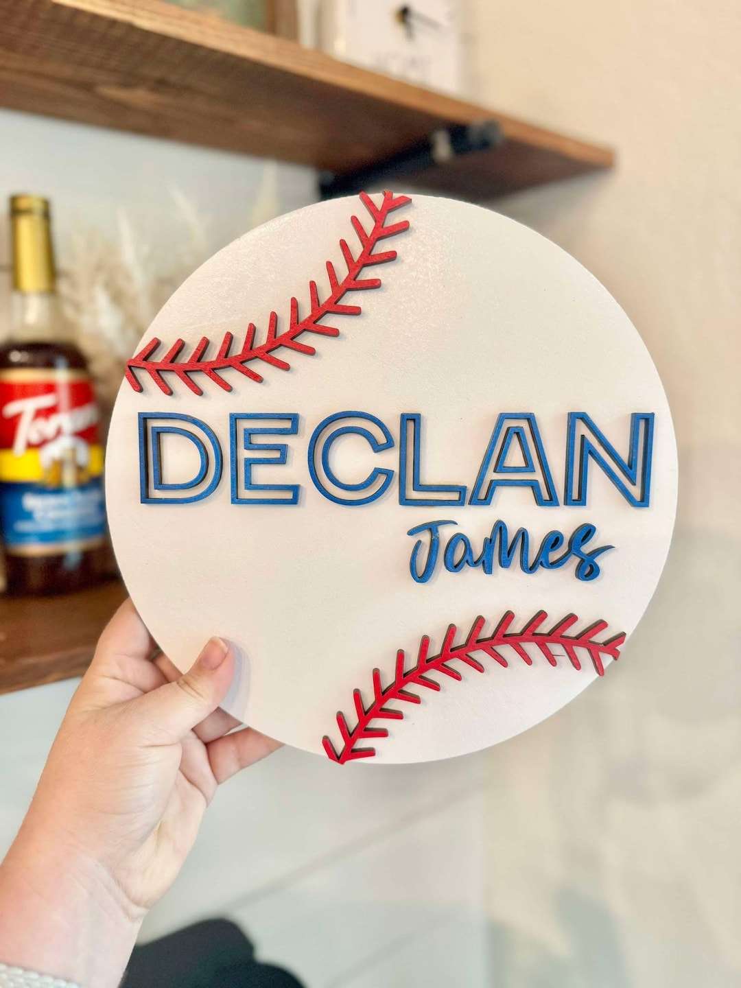 Baseball Name Sign | Kids Name Sign | Nursery Decor | Sports Name Sign ...