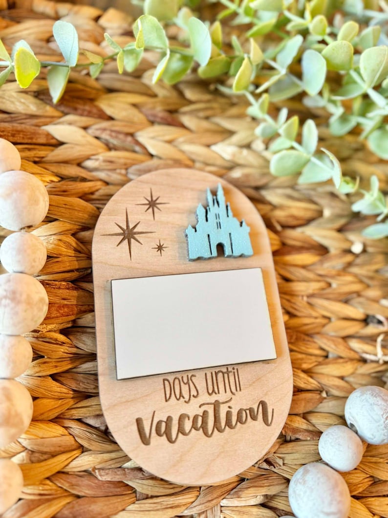 Vacation Countdown Magnet | Magical Vacation Countdown | Dry Erase ...