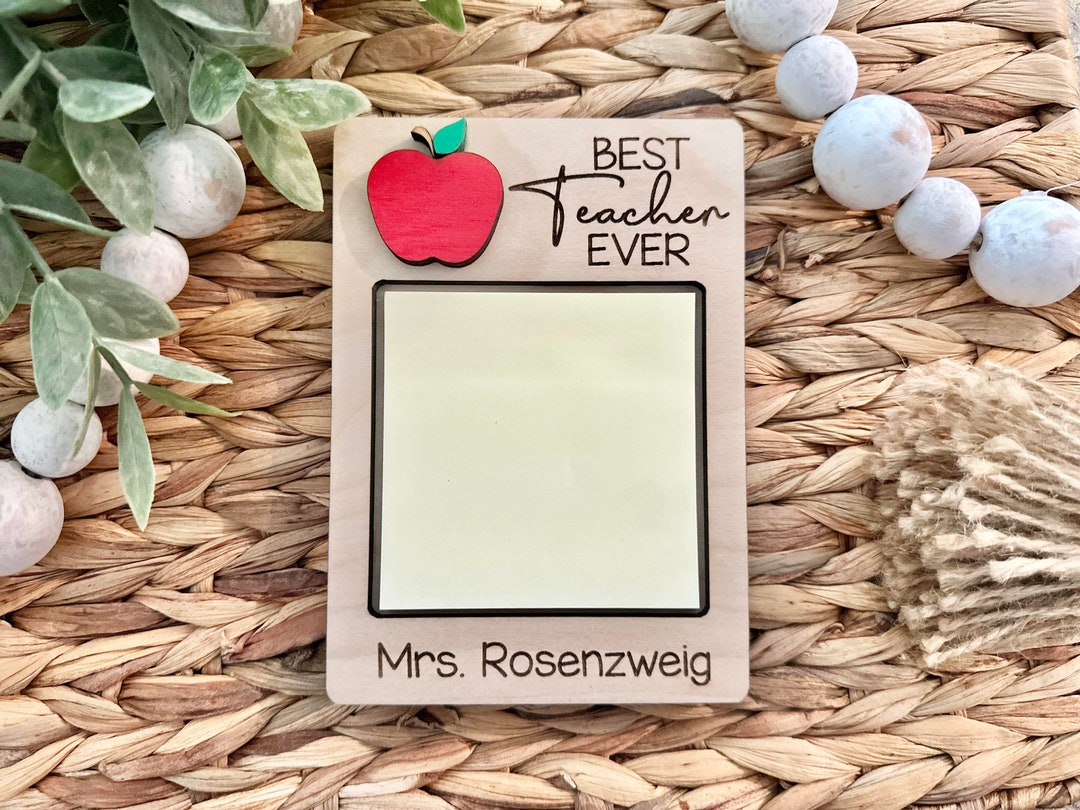 Teacher Sticky Note Holder - Teacher Gifts - Teacher Appreciation Gifts ...