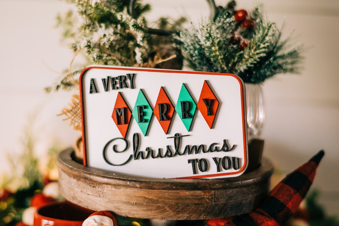 Retro Christmas Signs - A Very Merry Christmas Do You - Retro Christmas ...