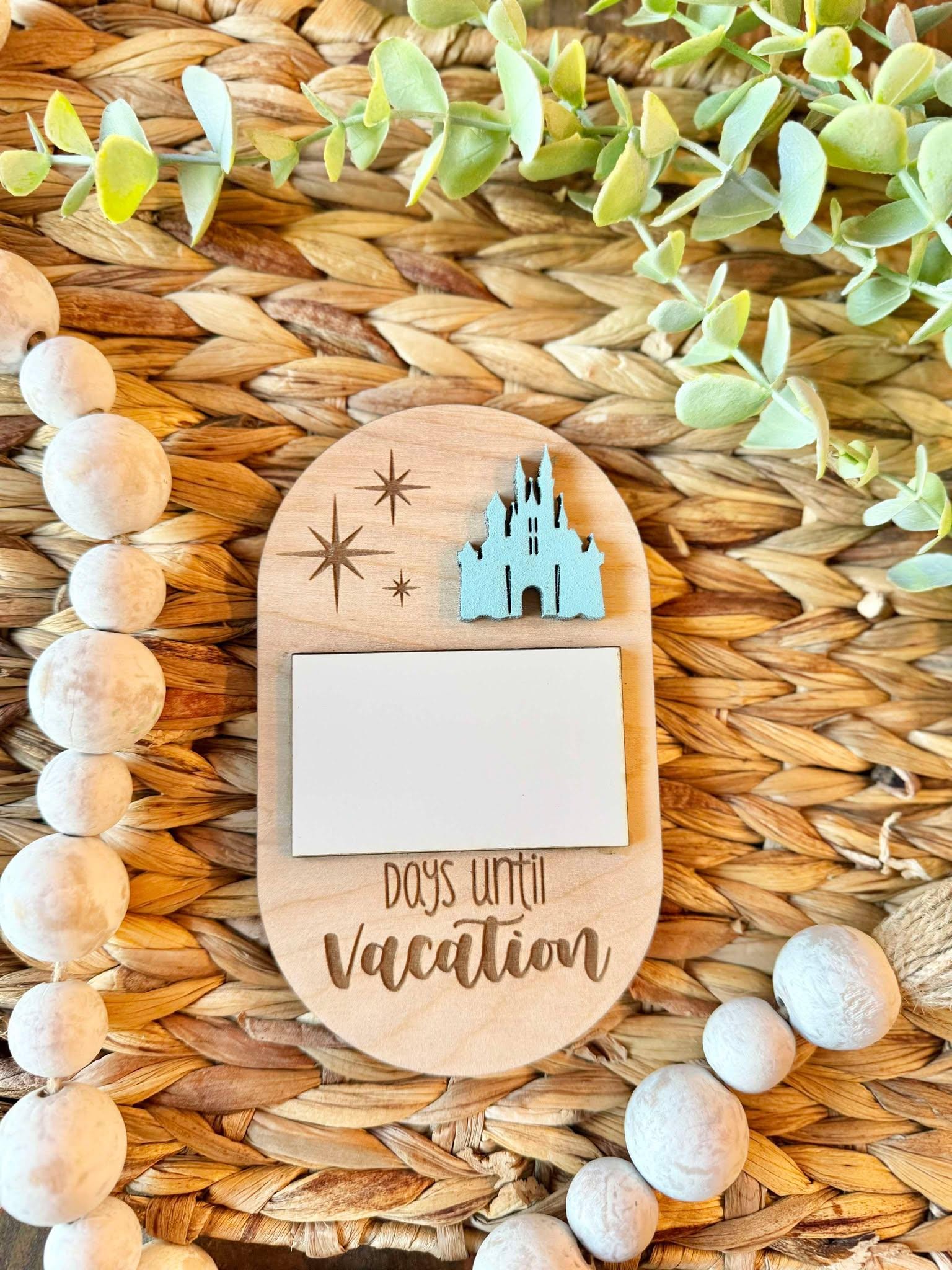 Vacation Countdown Magnet | Magical Vacation Countdown | Dry Erase ...