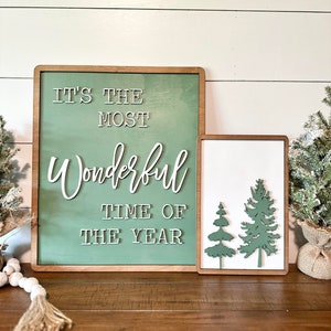 It's the Most Wonderful Time of the Year - Christmas Sign Bundle ...