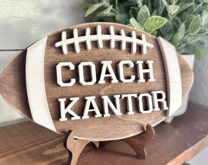 Customized NFL Plaques 5x7 Customized Football Trophy Plaque ...
