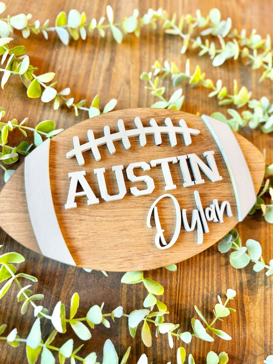 Football Name Sign | Kids Name Sign | Nursery Decor | Sports Name Sign ...