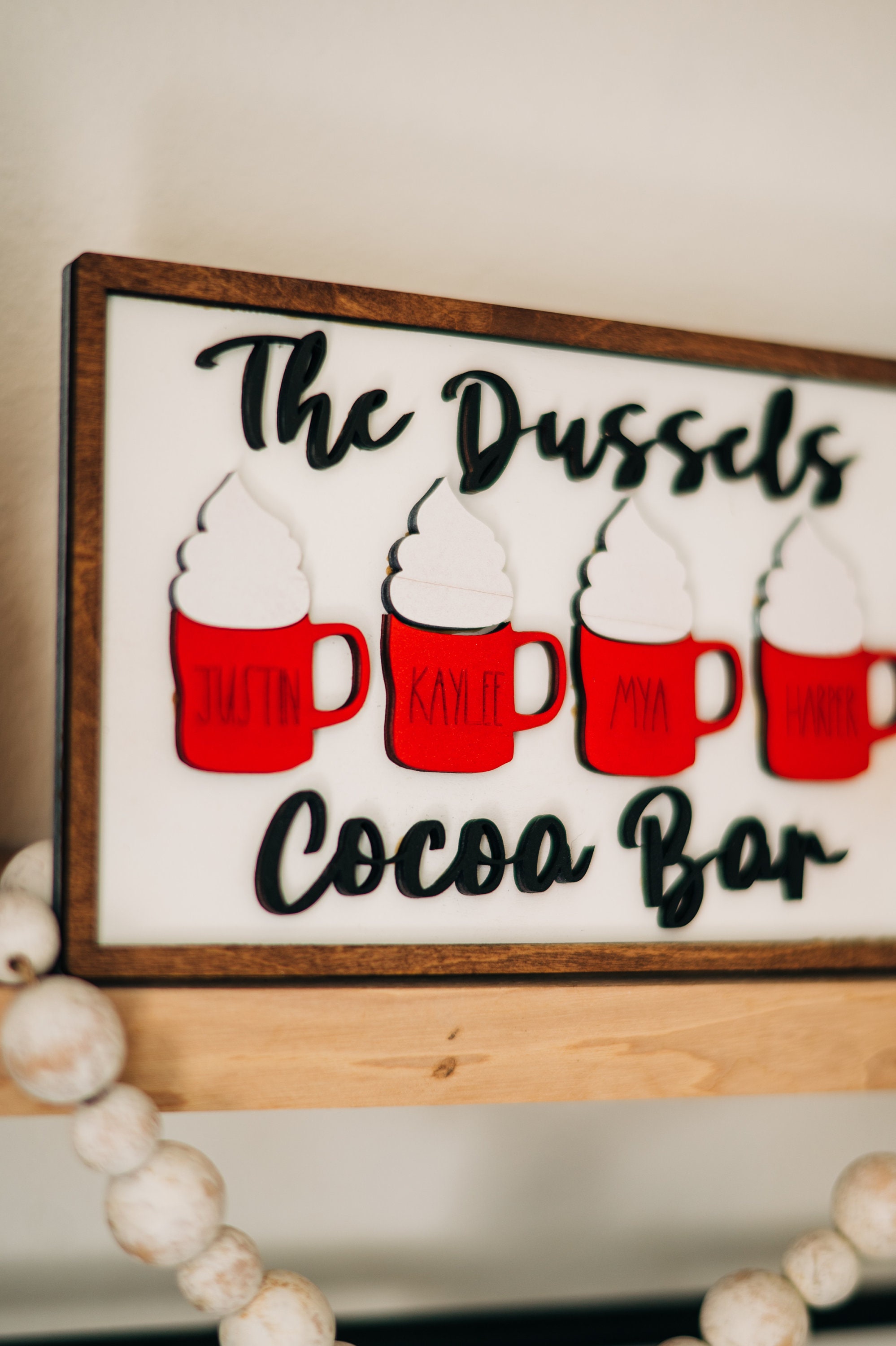 Personalized Cocoa Bar Sign Cocoa Bar Family Decor Cocoa - Etsy