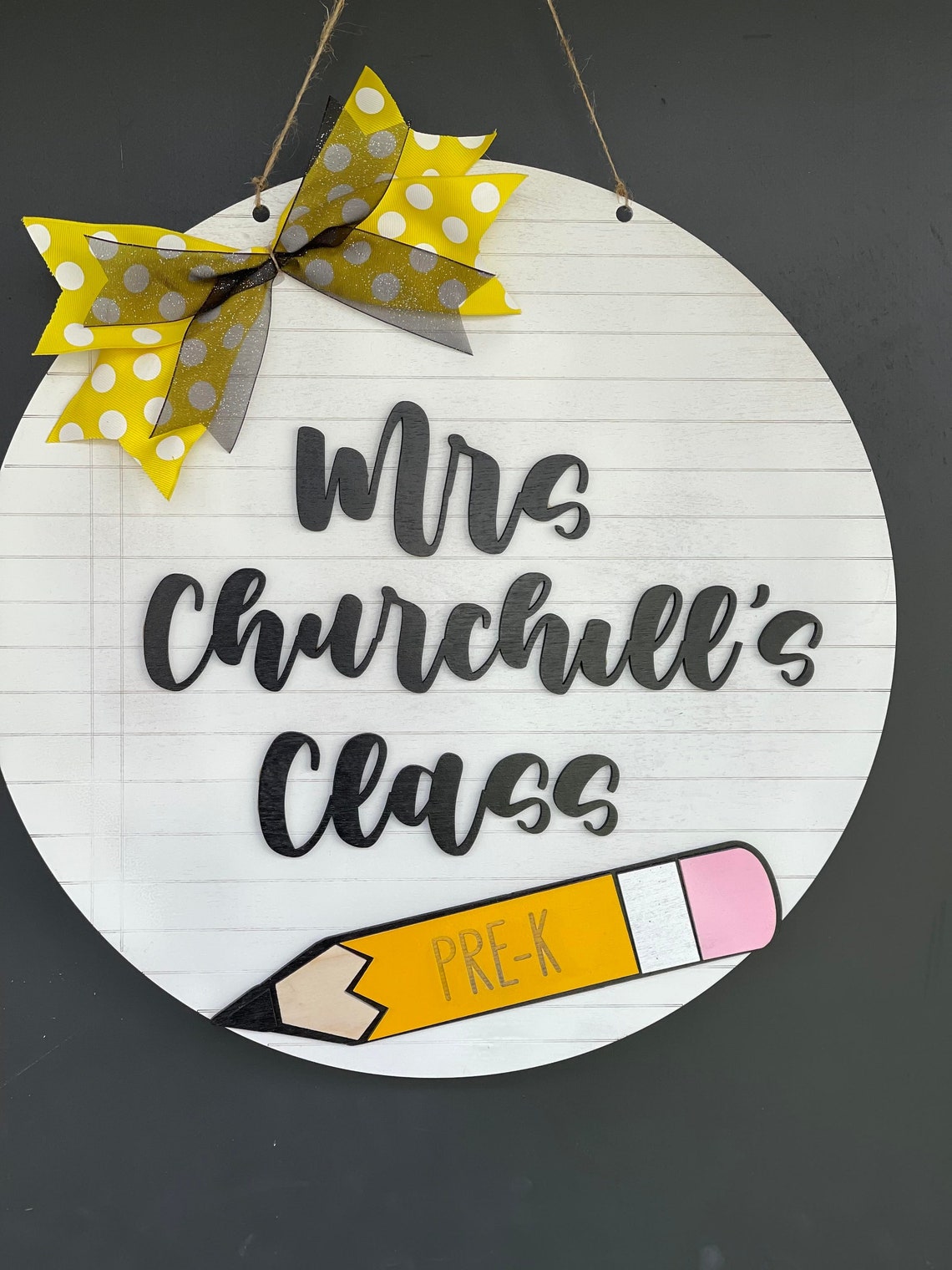 Classroom Door Hanger Personalized Teacher Door Hanger - Etsy