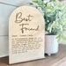 Best Friend - Boho Wood Sign - a Thoughtful Gift Your Best Friend ...