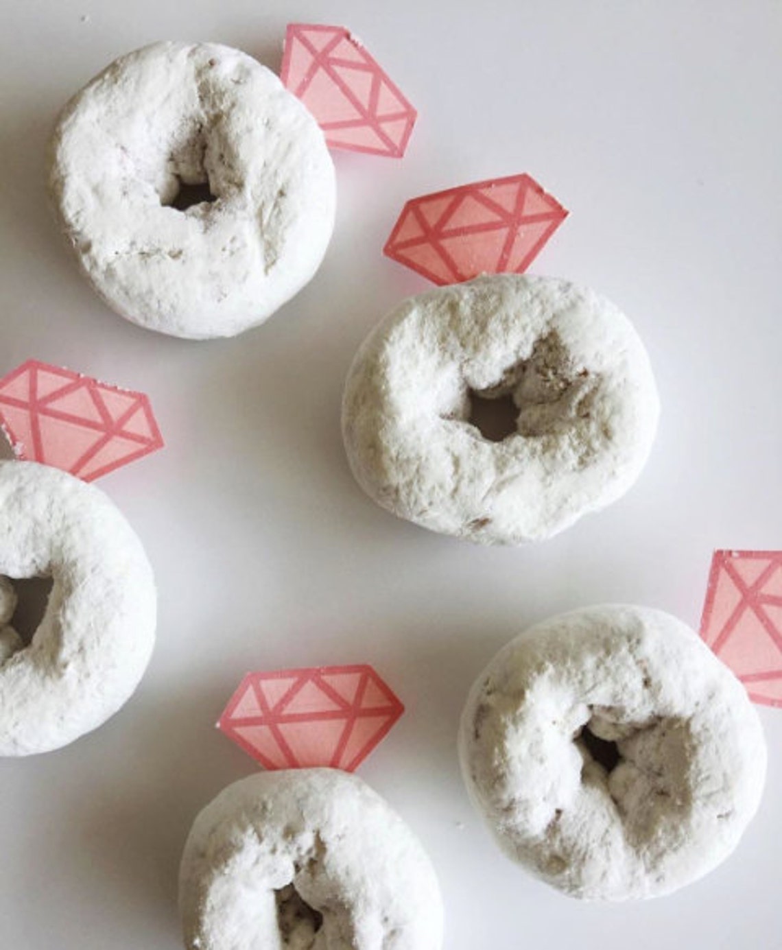 Diamond Ring Cut Outs Diamond Ring Doughnuts Instant - Etsy