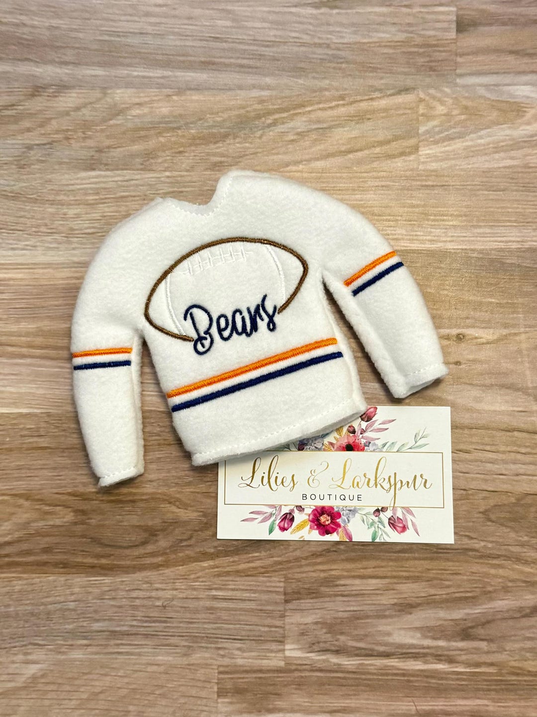 Football Elf Sweater (multiple Teams) - Etsy