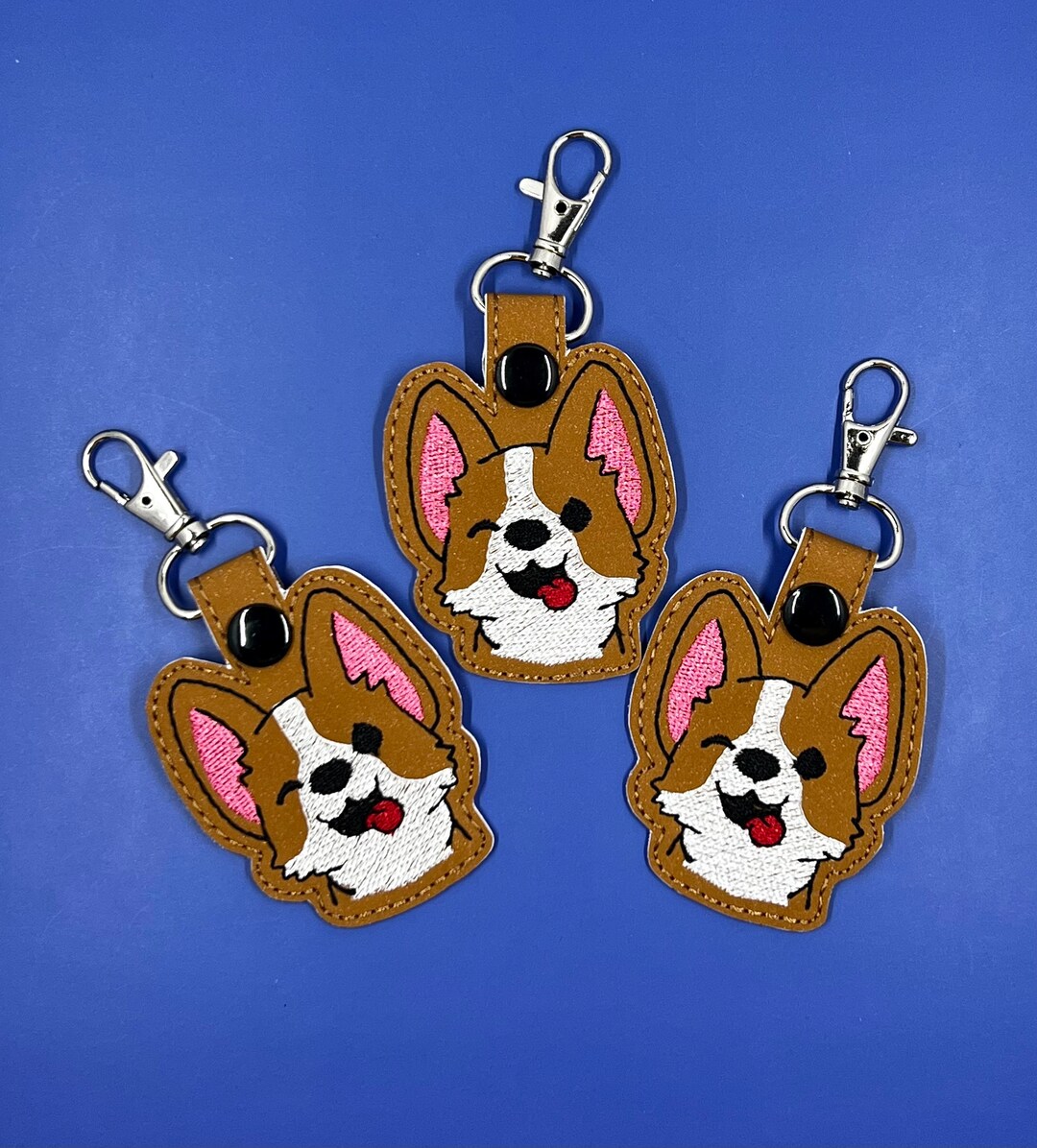 Goofy Corgi Keychain - Etsy