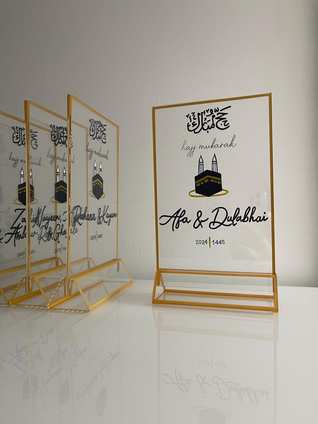 Personalised Keepsake Frame Sign Umrah Hajj - Etsy