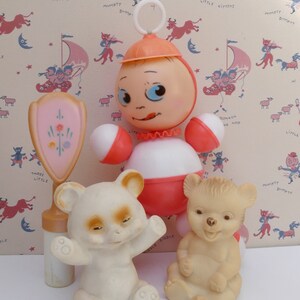 1960's Vintage Baby Squeaky Baby Toy Lot - Etsy