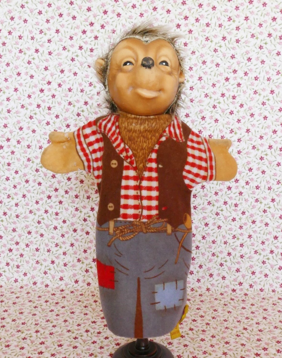Vintage 1980's Steiff Mecki Hedgehog Hand Glove Puppet - Etsy
