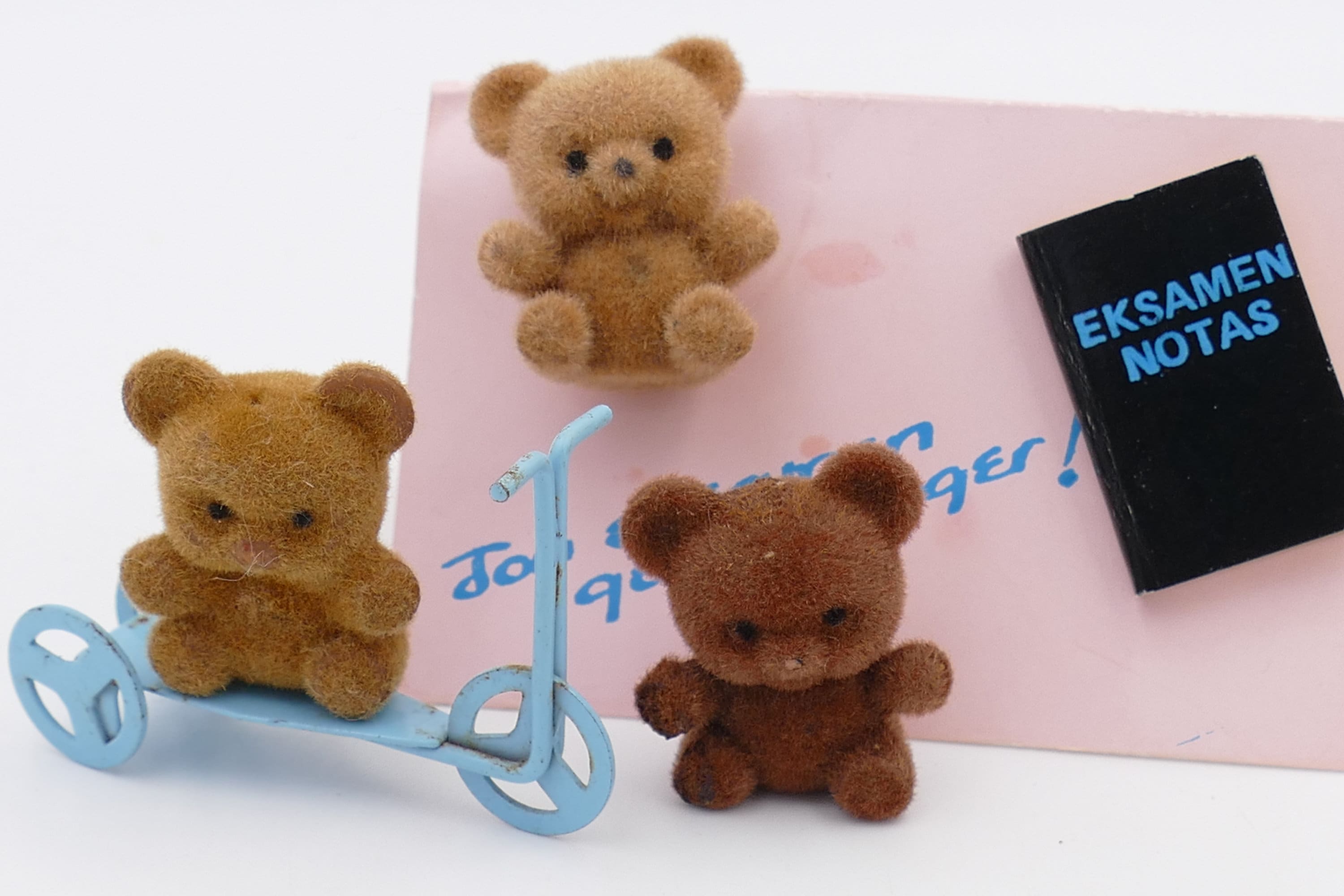 1980 s Novelty Toy Flocked Teddy Bear Lot Etsy UK