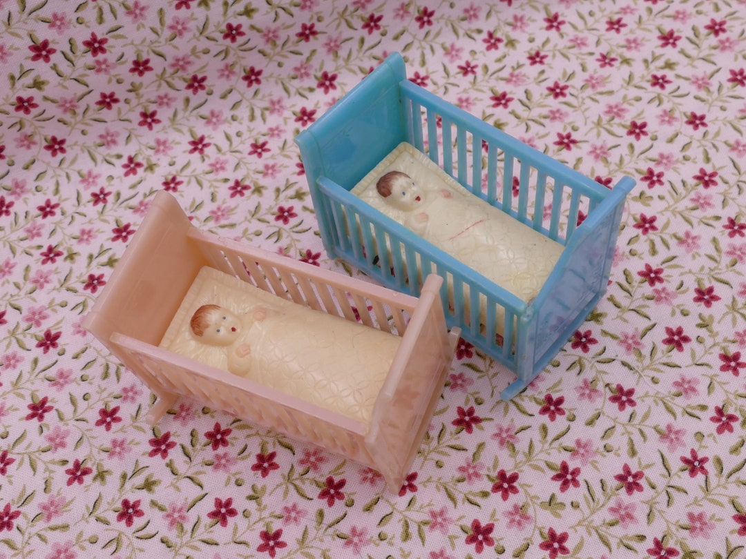 Vintage 1950's Pair Baby Rocking Cradles - Etsy