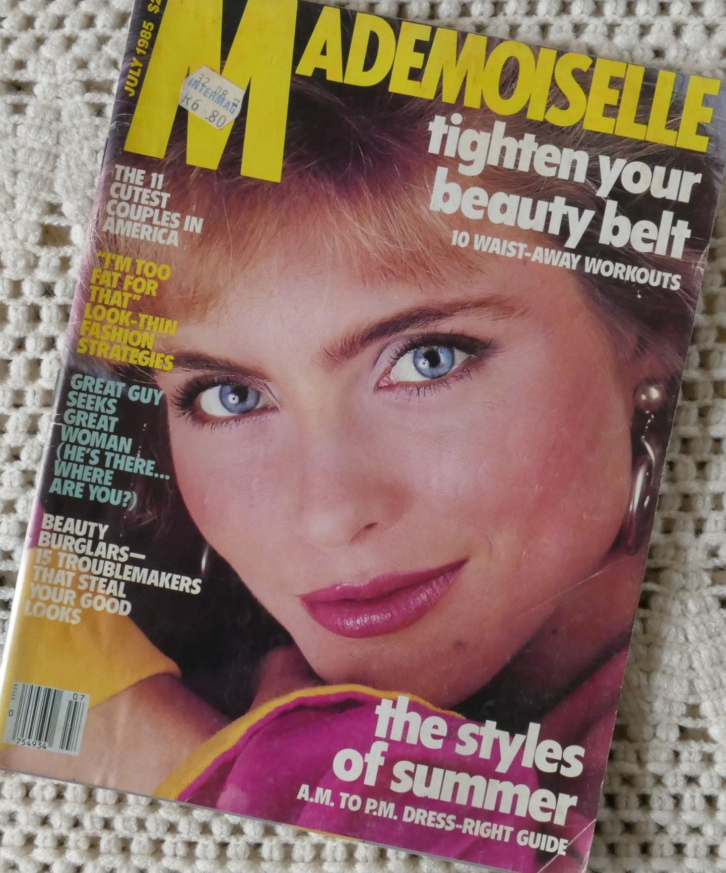 1985 Mademoiselle Vintage Fashion Magazine - Etsy