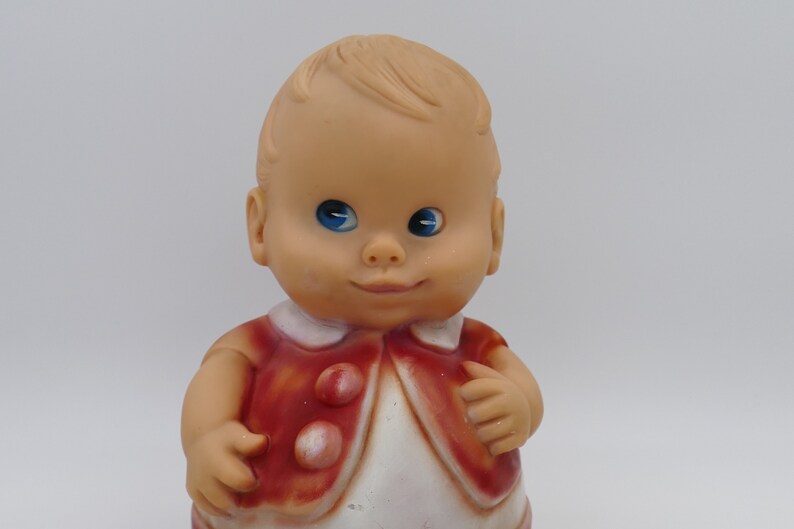 1960's Vintage Large Size Chubby Baby Squeaky Rubber Toy - Etsy