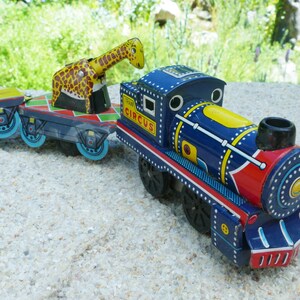 Tin Litho 1950's Toy Circus Train Coaches Japan - Etsy