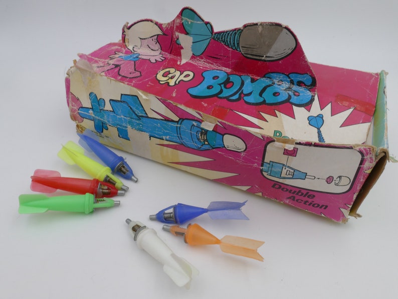 1960's Double Action Cap Bombs Cap Rocket Toy Pick and - Etsy