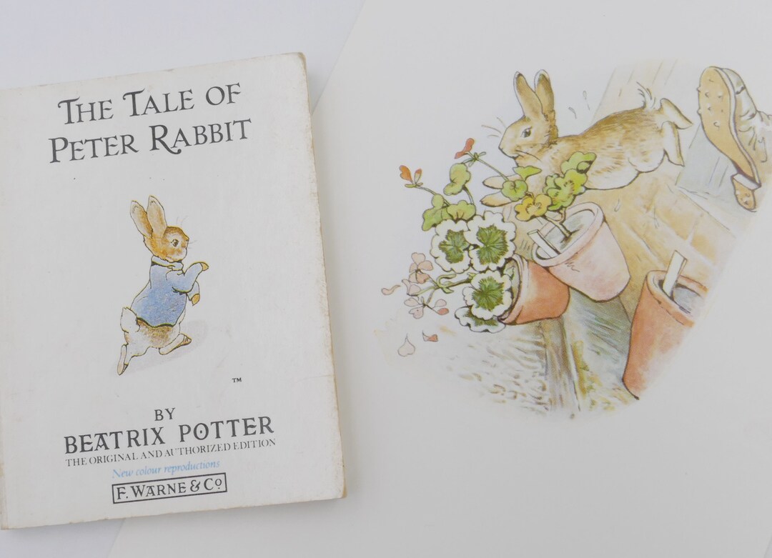 Vintage Beatrix Potter Miniature Book Postcard Collectibles - Etsy