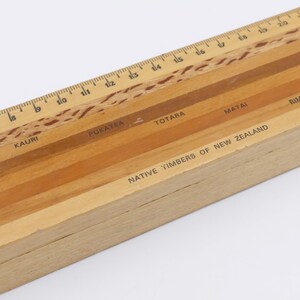 1970's Vintage Wooden Sliding Lid Pencil Case New Zealand Timbers - Etsy