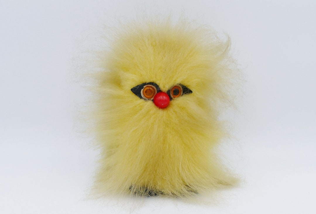 1970's Fluffy Sunshine Yellow Glook Gonk Novelty Toy - Etsy UK