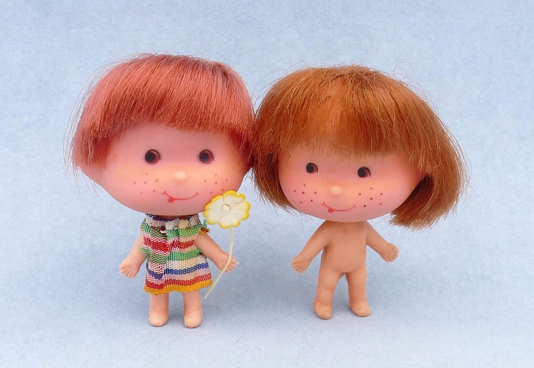 Vintage 1960's Liddle Kiddle Pee Wee Clone Dolls Kawaii Mini Doll Hong ...