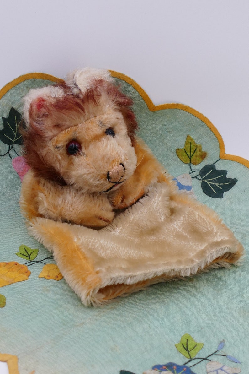 Vintage 1950's Mohair Lion Hand Glove Puppet - Etsy
