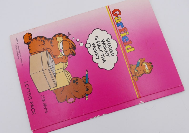 Garfield 1980's Novelty Toys Collectibles Stationary Pencil Topper - Etsy