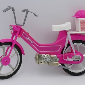 1983 Mattel Barbie Motor Bike Realistic Motor Noise Set #4856 Fashion ...